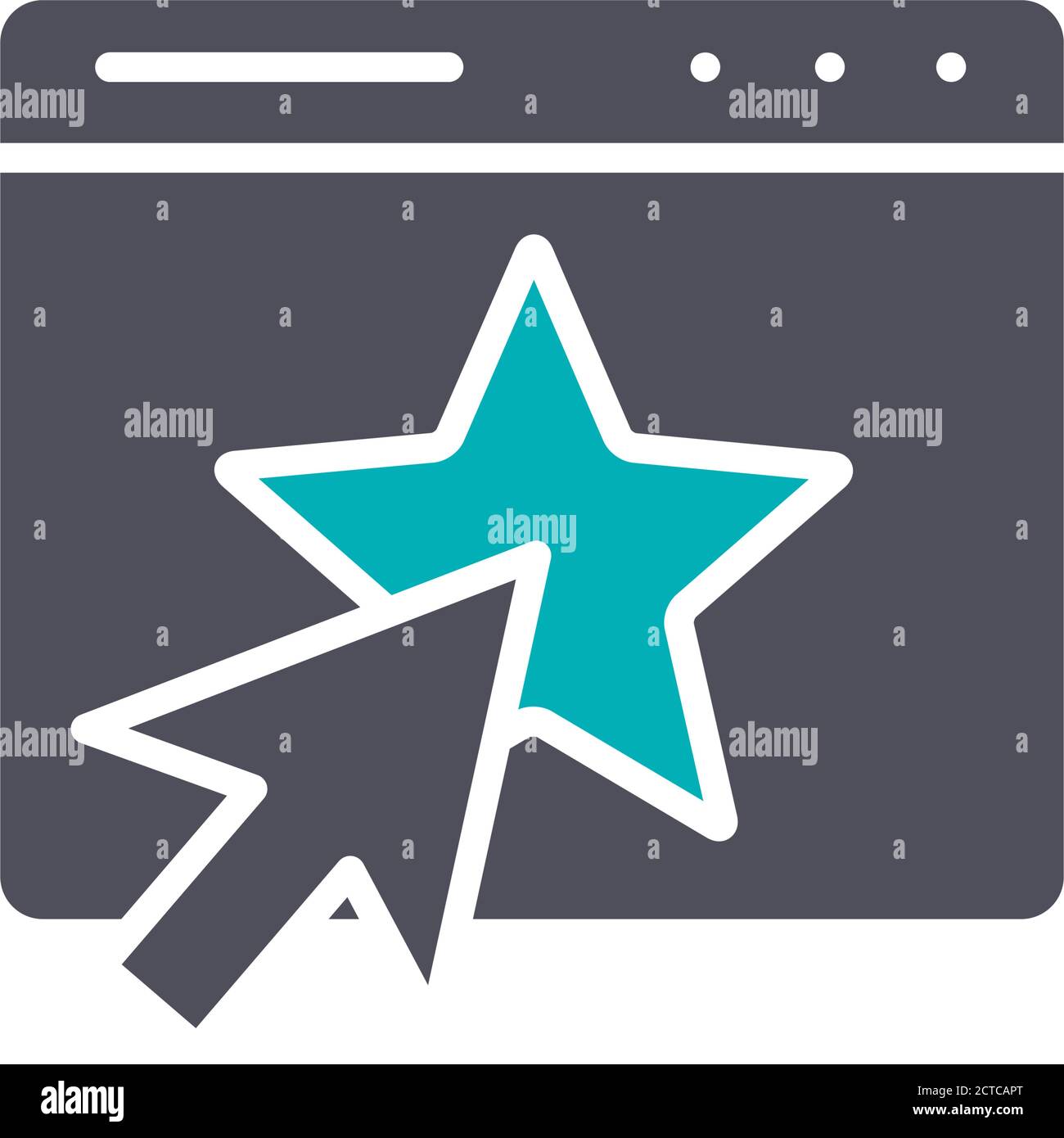 Customer satisfaction email, webpage with star colored icon. Feedback ...