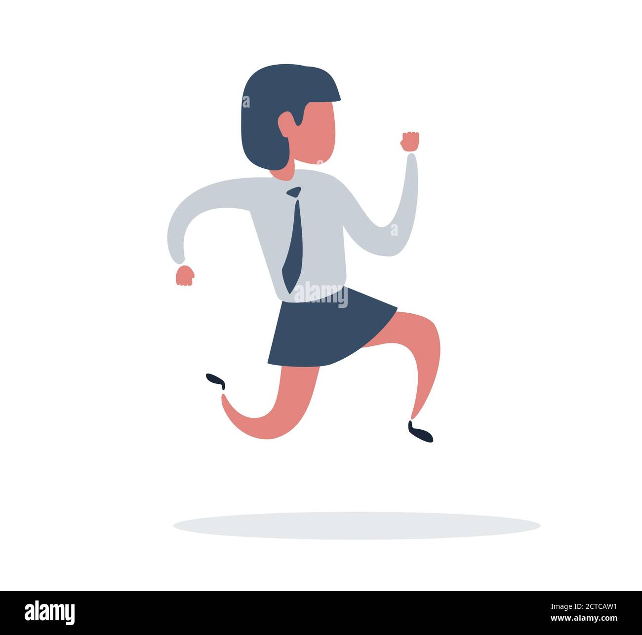 Woman full body white background Stock Vector Images - Alamy