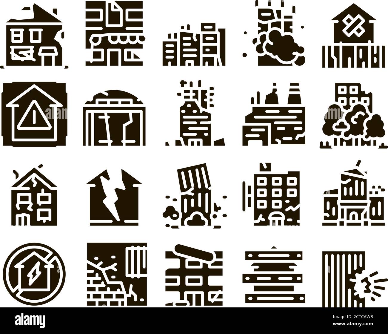 Abandoned industrial building Cut Out Stock Images & Pictures - Alamy