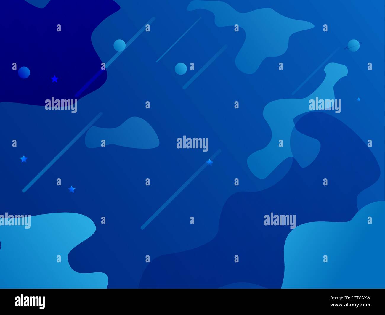 Dark Blue Galaxy Abstract Background. Sci Fi Space Falling Star Vibe ...