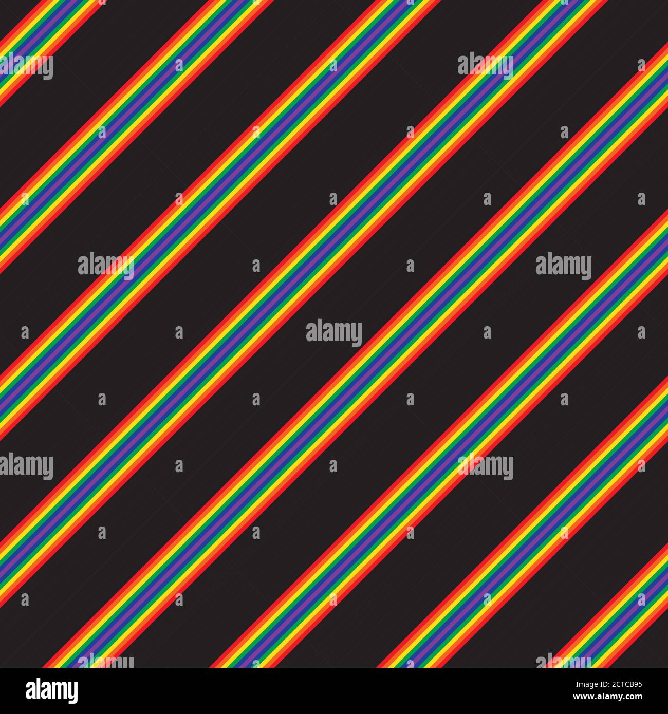 Rainbow Horizontal striped seamless pattern background suitable for ...