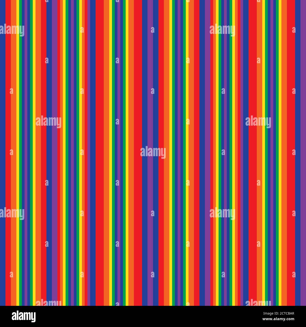 Rainbow Horizontal striped seamless pattern background suitable for ...