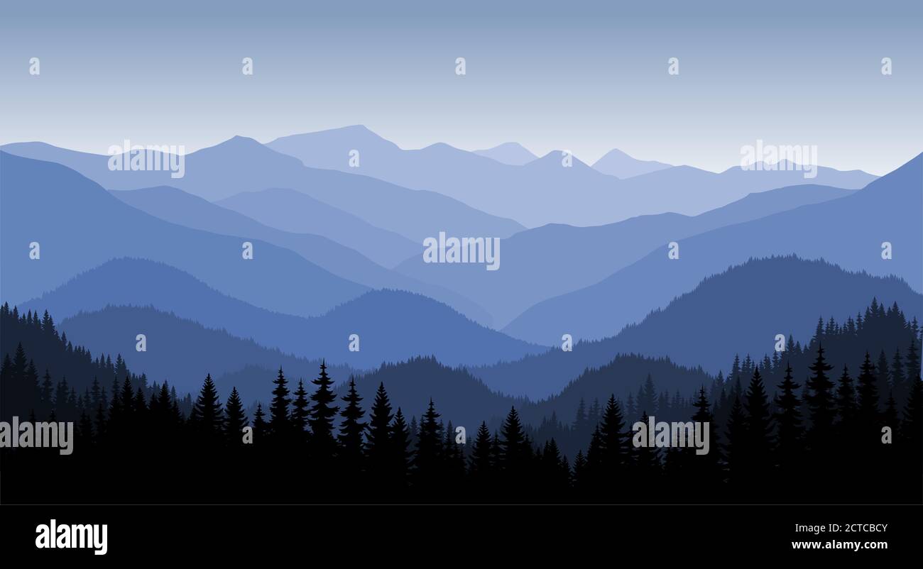 Travel mountains canada mountain Stock Vector Images - Alamy