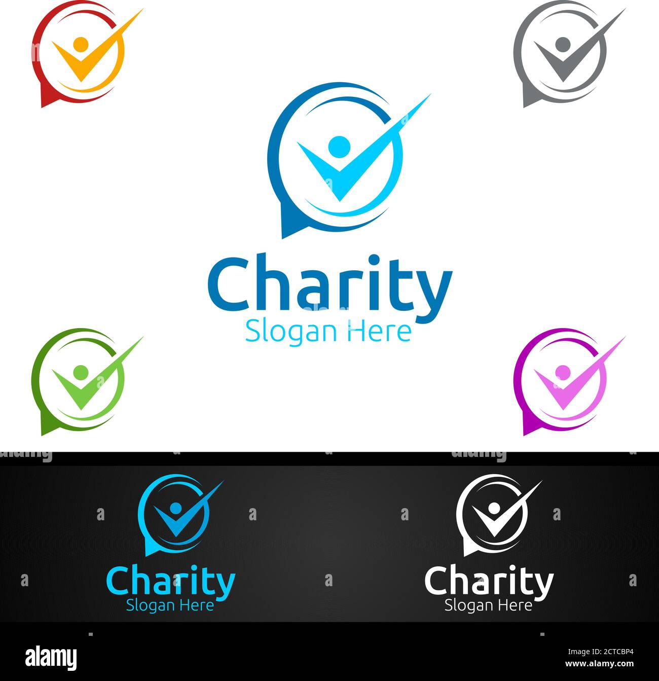Helping Hand Charity Foundation Creative Logo for Voluntary Church or ...
