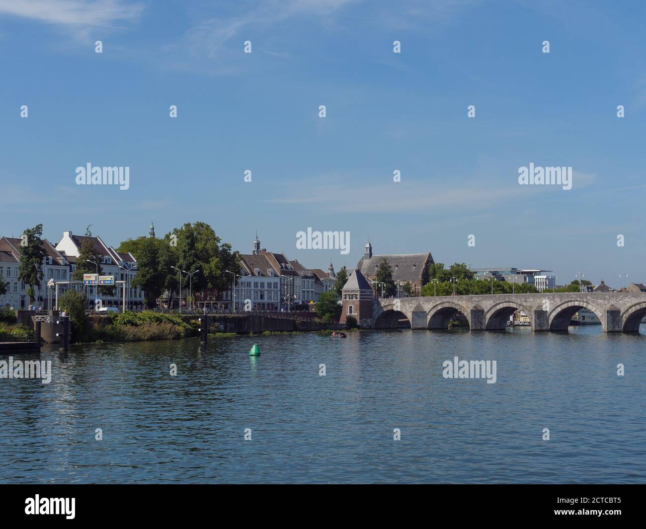 Maastricht at the river maas in the netherlands Stock Photo - Alamy