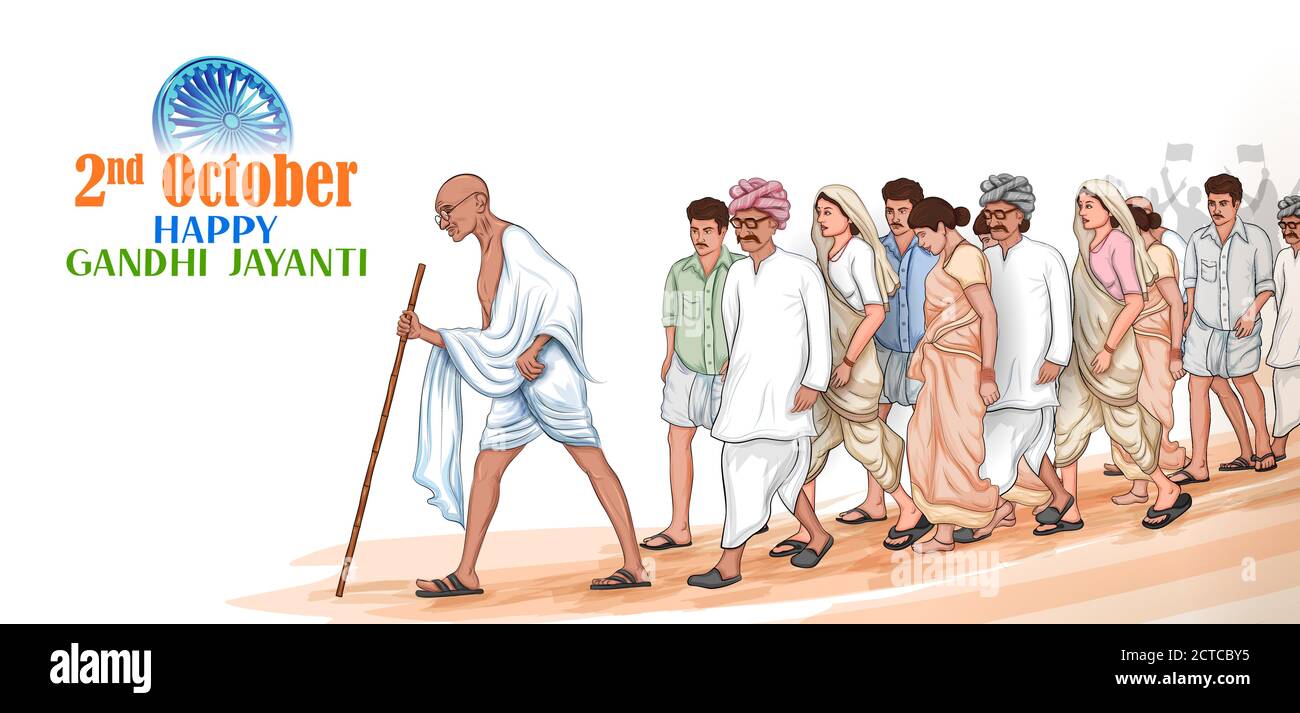 Mahatma Gandhi Protest High Resolution Stock Photography and Images - Alamy