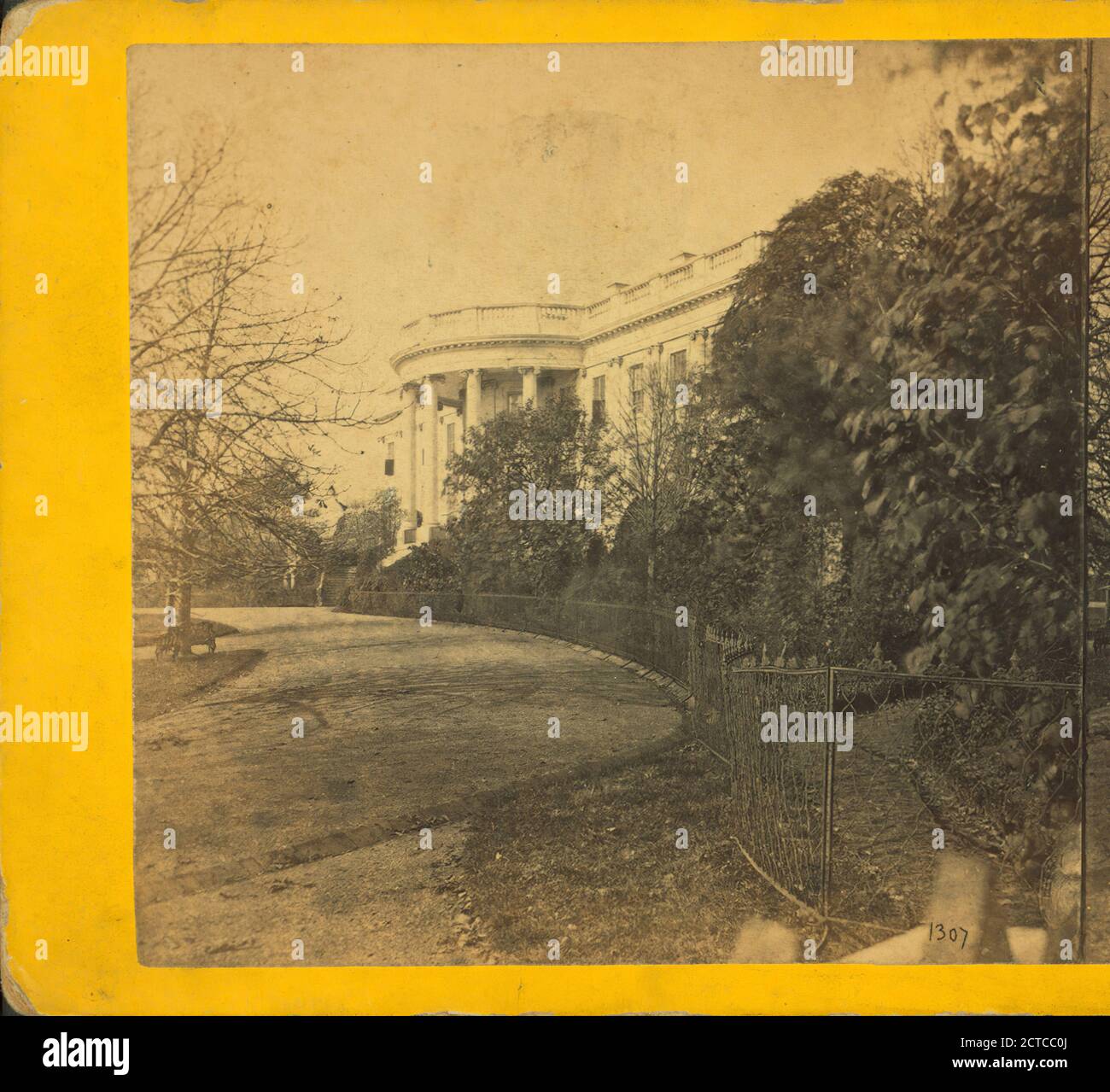 South side of white house hi-res stock photography and images - Alamy