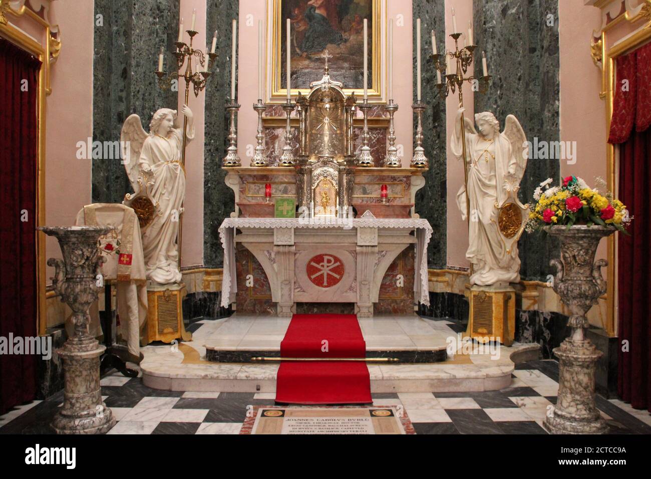 baroque church (our lady of victories) in senglea (malta Stock Photo ...