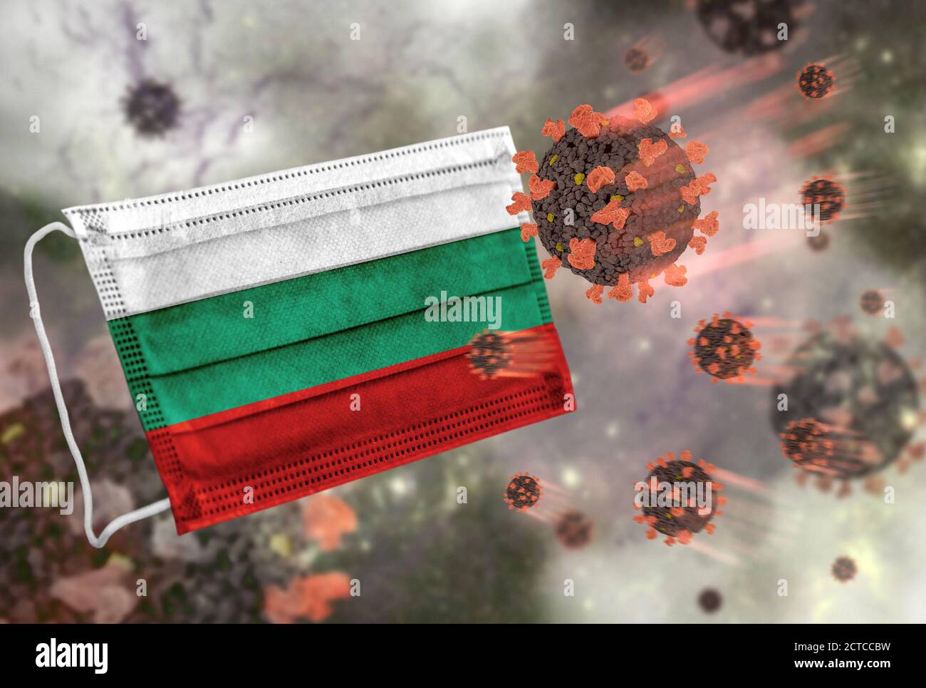 Medical mask flag bulgaria hi-res stock photography and images - Alamy