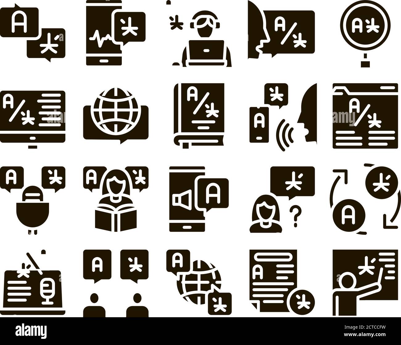 Interpreter job Stock Vector Images - Alamy