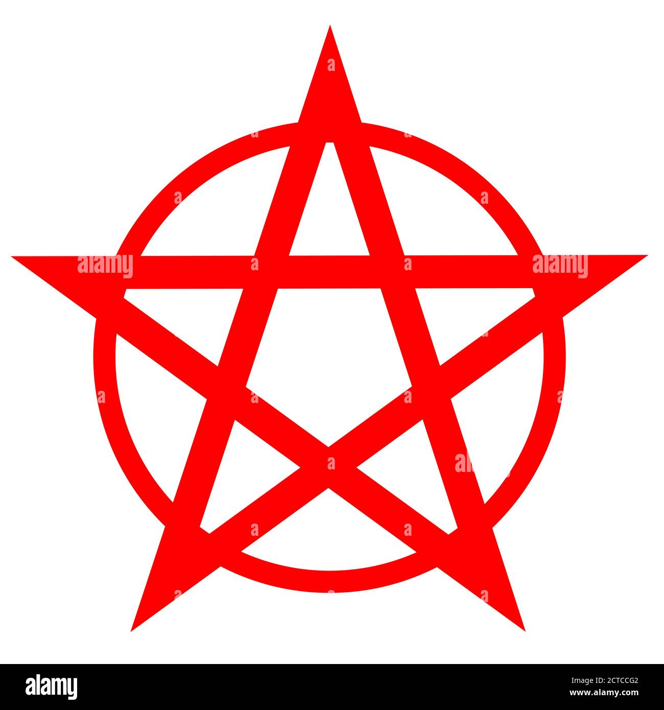 Pentangle symbol Cut Out Stock Images & Pictures - Alamy