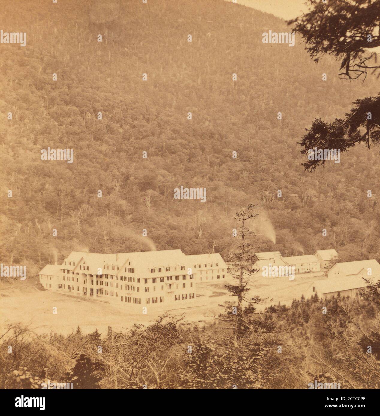 Profile House, Franconia Notch., Kilburn Brothers, Canyons, New ...