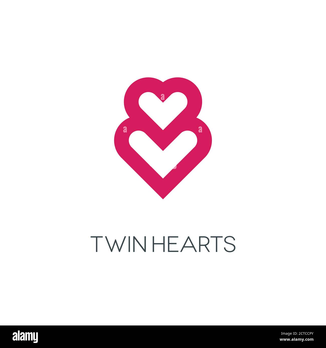 Twin logo Stock Vector Images - Alamy