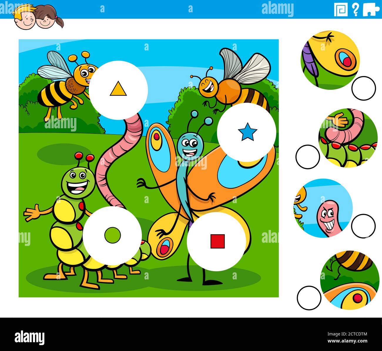 Search for insects Stock Vector Images - Alamy