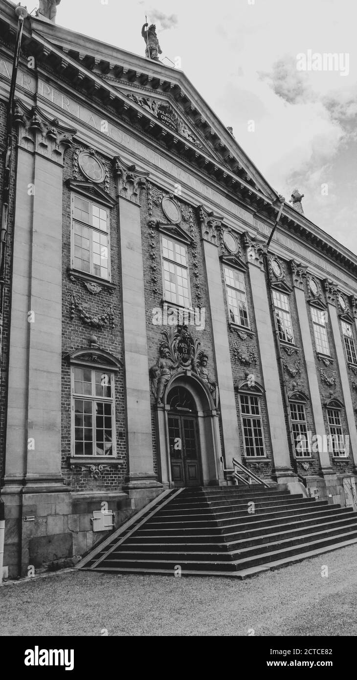 The House of Nobility / Riddarhuset of Stockholm with the statue of ...
