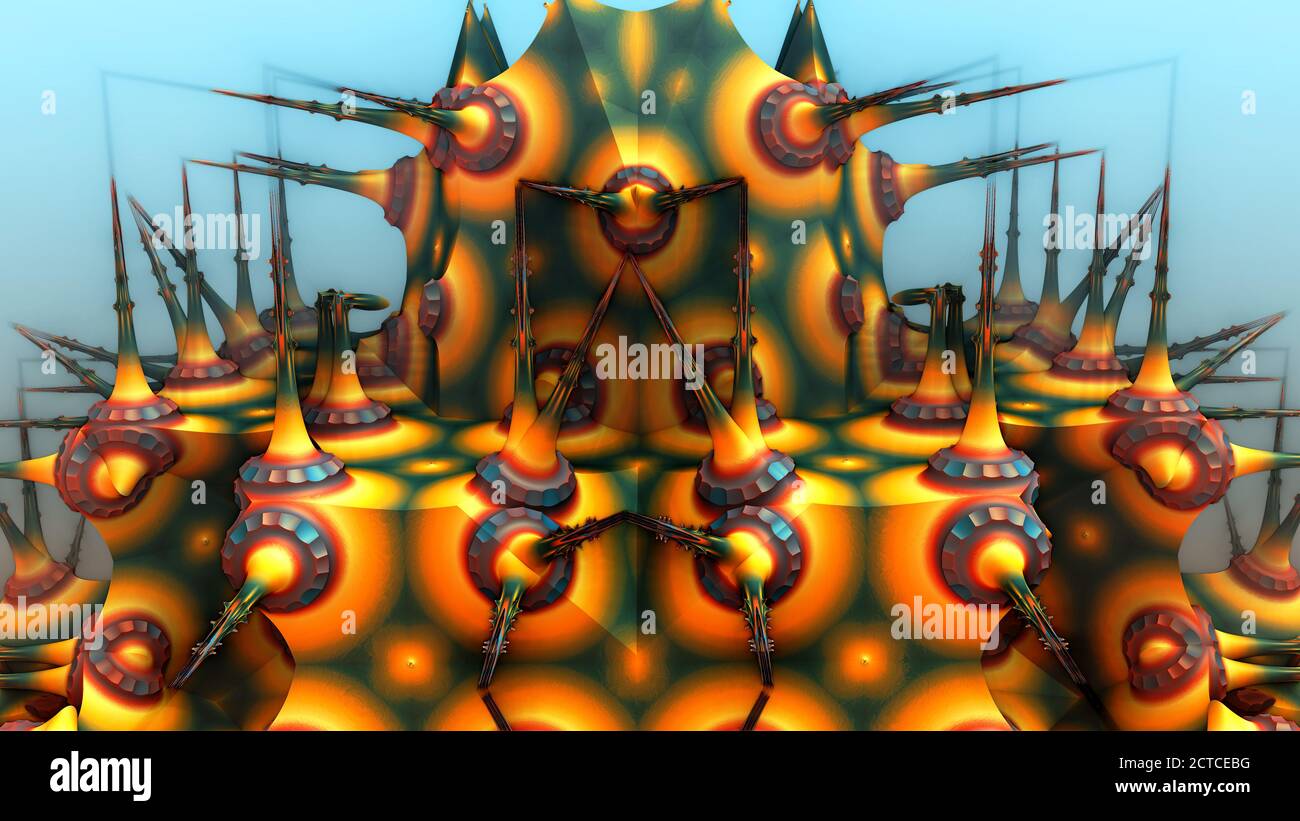 Abstract background, fantastic 3D structures Stock Photo - Alamy