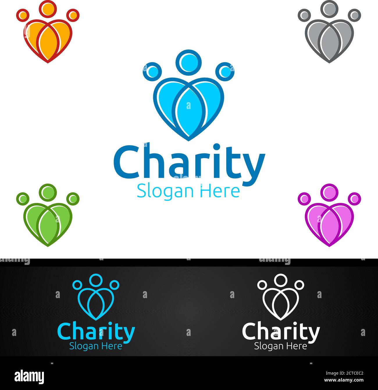 Helping Hand Charity Foundation Creative Logo for Voluntary Church or ...