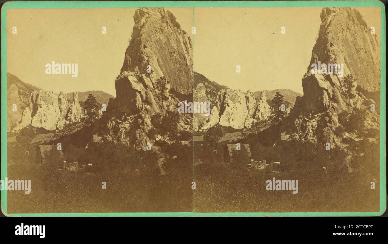 Eagle Rock, Glen Eyrie, Colorado., still image, Stereographs, 1850 ...