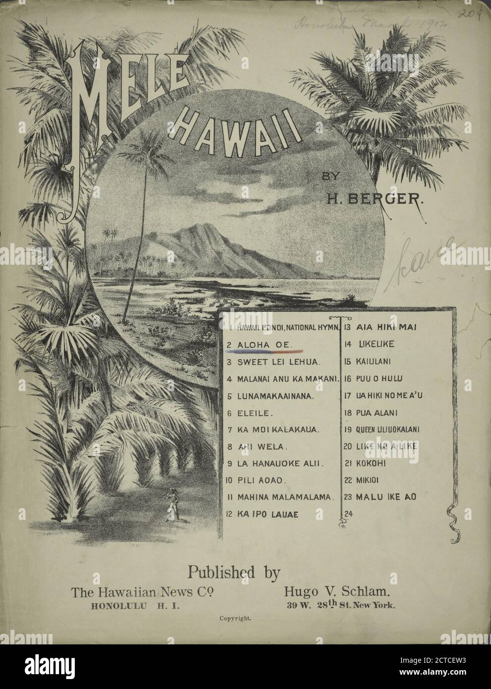 Aloha Oe Queen Liliuokalani Song