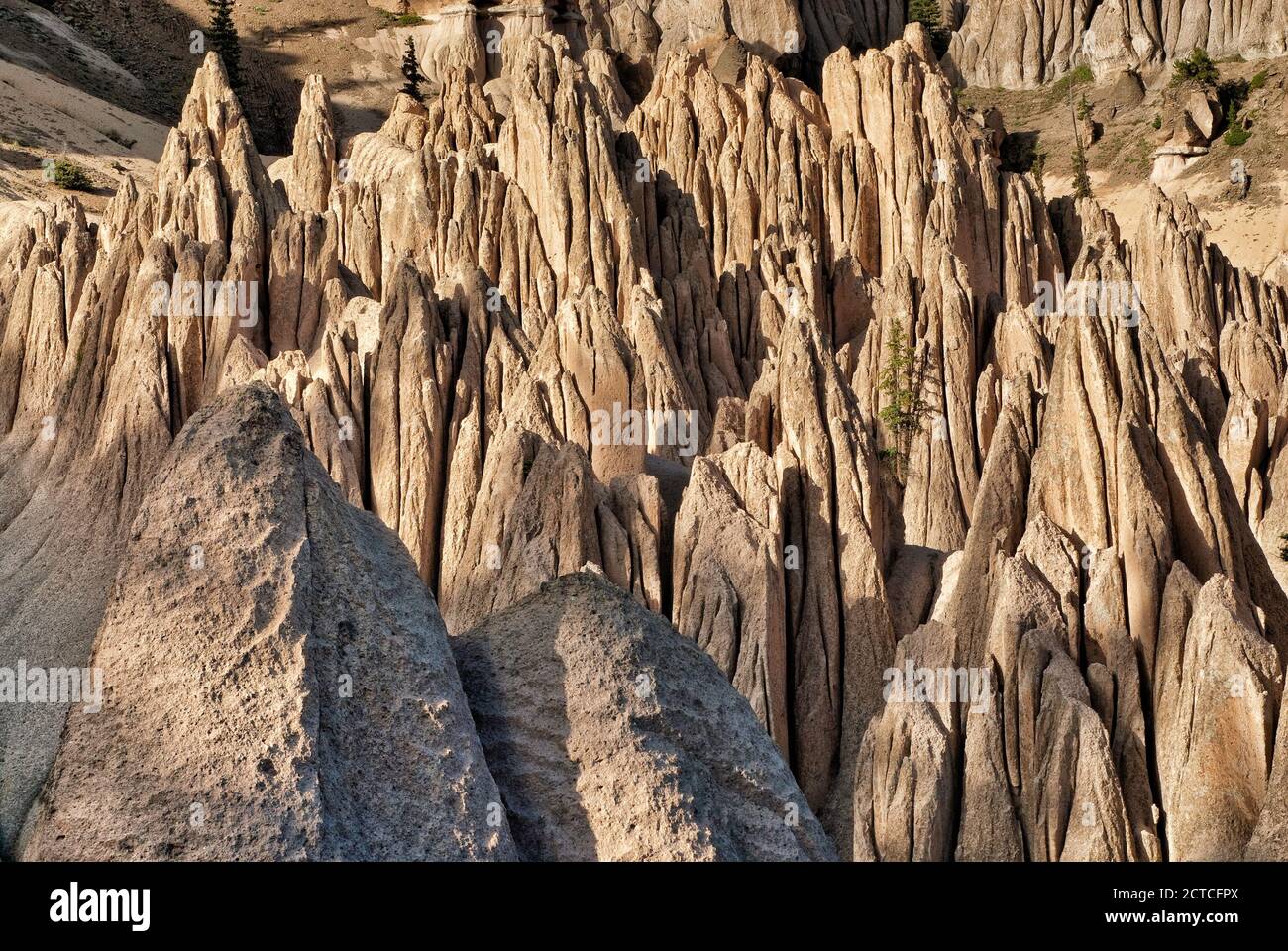 Volcanic tuff hoodoos at Wheeler Geologic Area in San Juan Mountains ...
