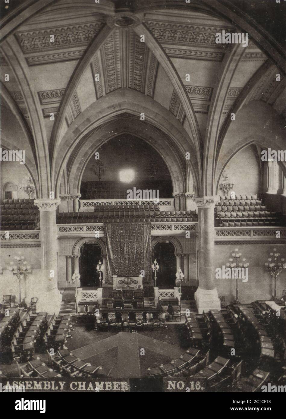 Assembly Chamber., Veeder, Aaron, New York (State), Albany (N.Y Stock ...