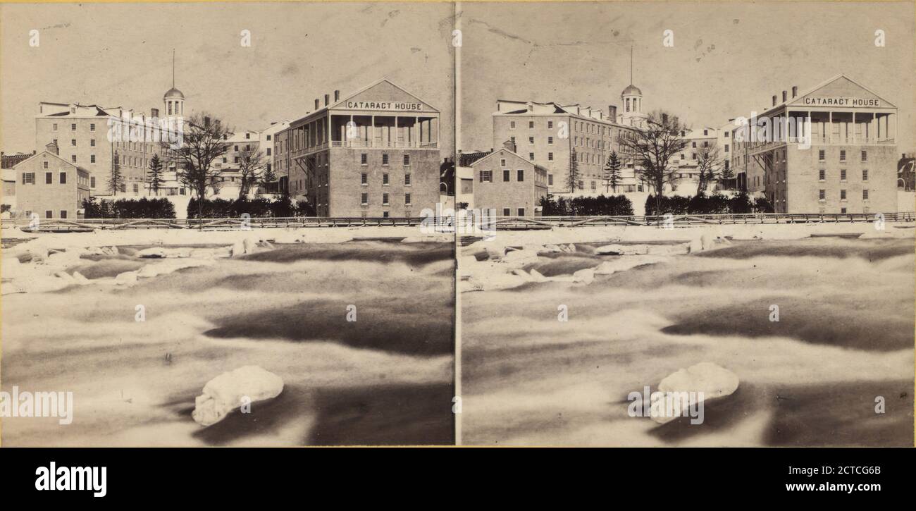 Cataract House from Goat Island Bridge., E. & H.T. Anthony (Firm), New ...