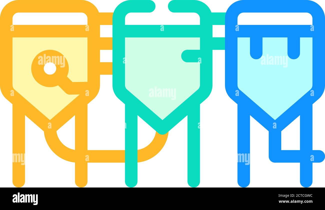 process of neutralization, discoloration and deodorization color icon ...