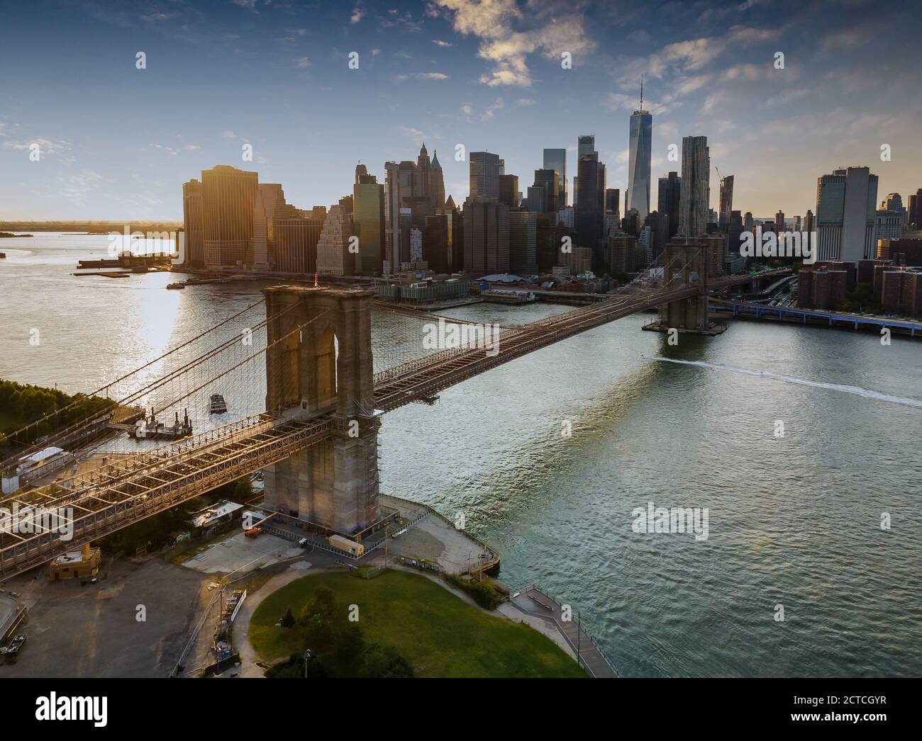 New York City Beautiful Sunset High Resolution Stock Photography and ...