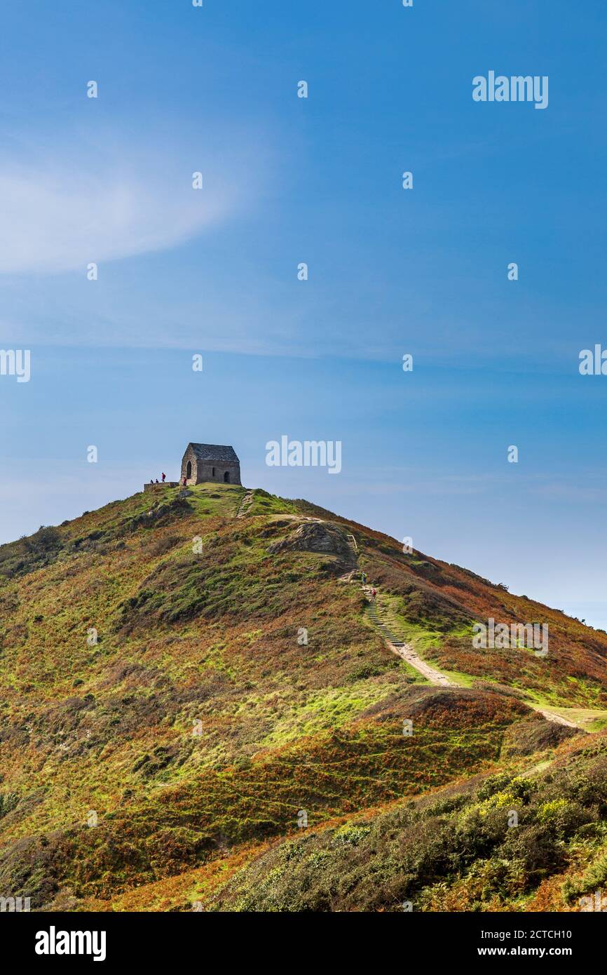Rame Head Cornwall Chapel High Resolution Stock Photography and Images ...