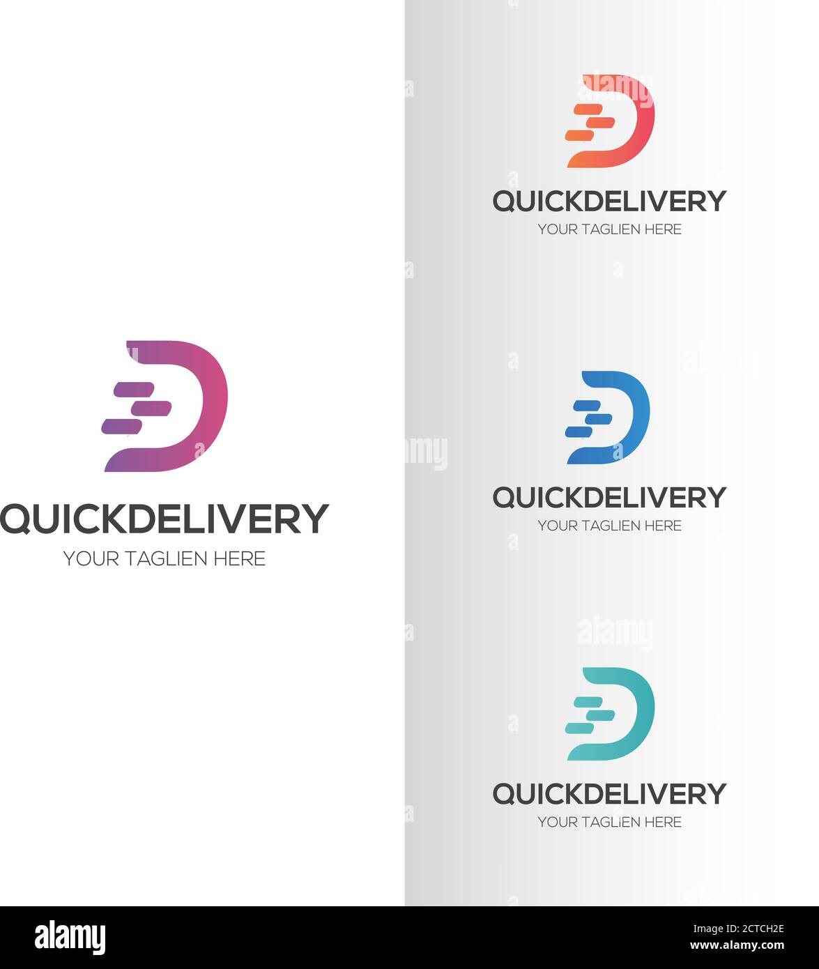 Modern Simple D letter Logo with unique design vector Stock Vector ...