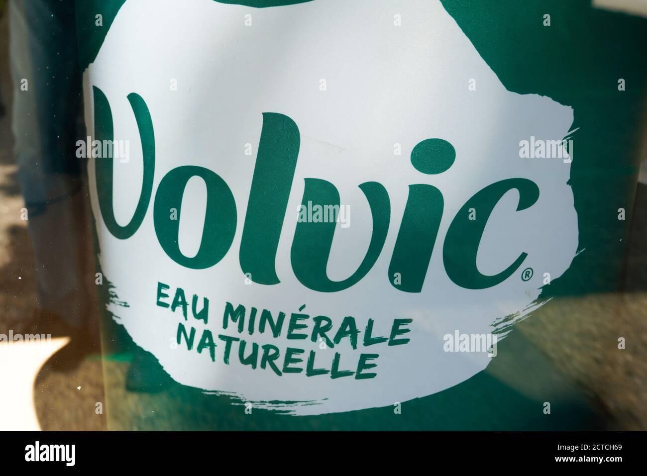 Volvic logo hi-res stock photography and images - Alamy