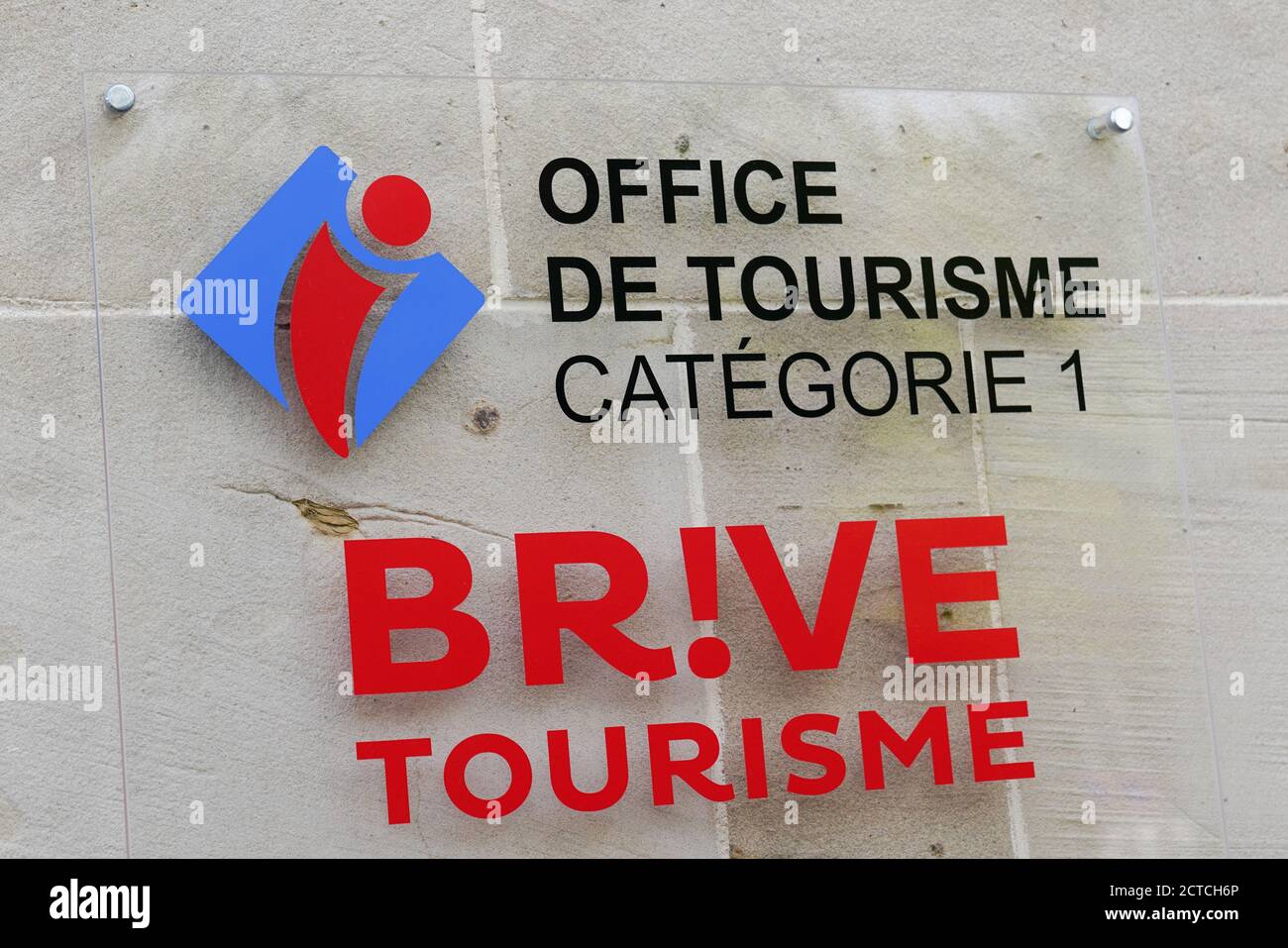 Brive-la-Gaillarde , Auvergne / France - 09 20 2020 : office de ...