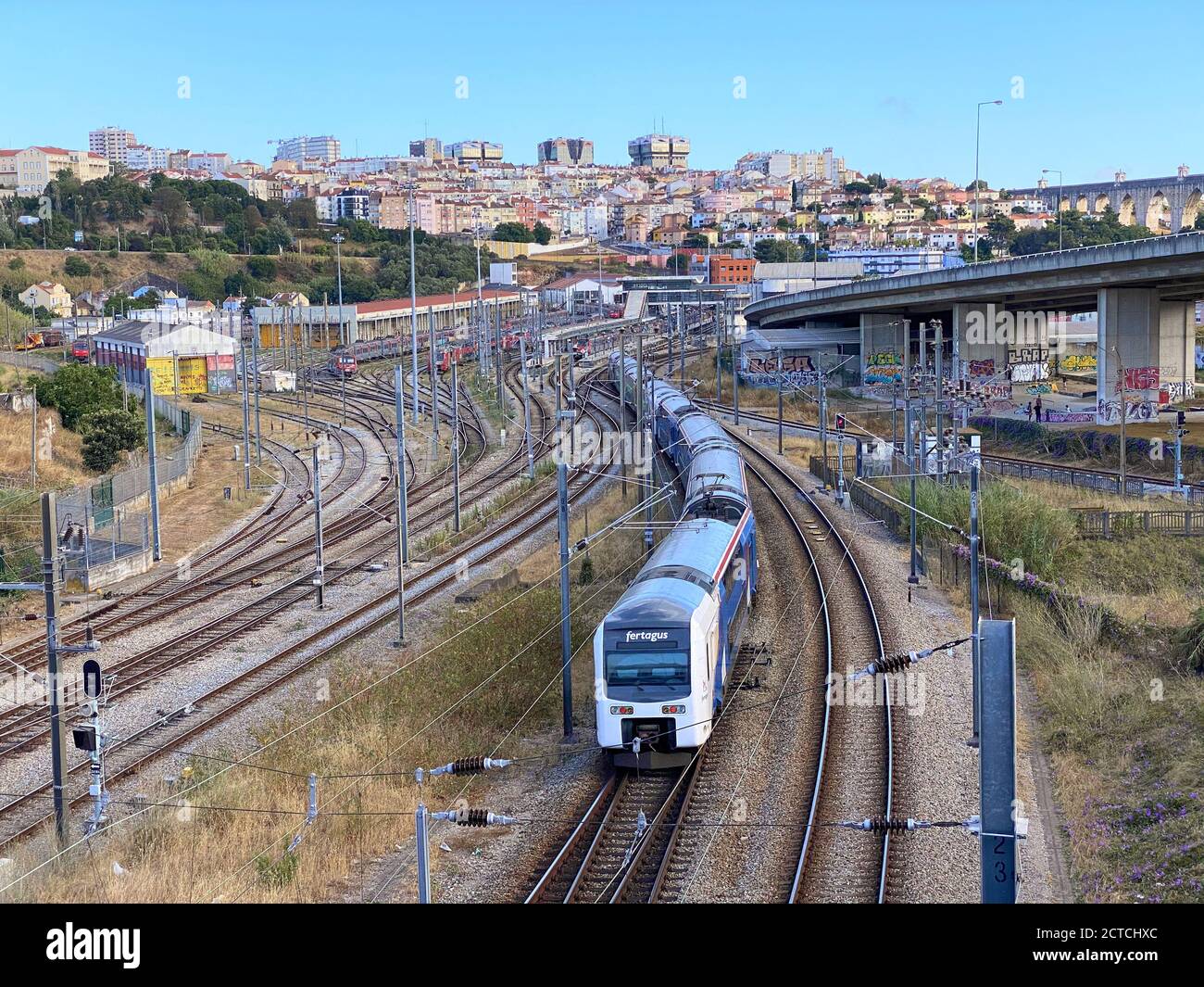 Campolide train station hi-res stock photography and images - Alamy