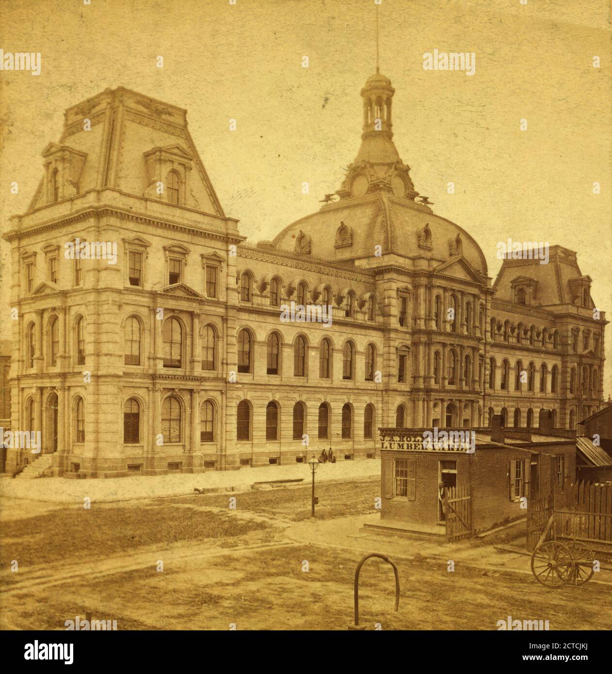 Four Courts from north-east. St. Louis, Missouri., 1880, Courthouses ...
