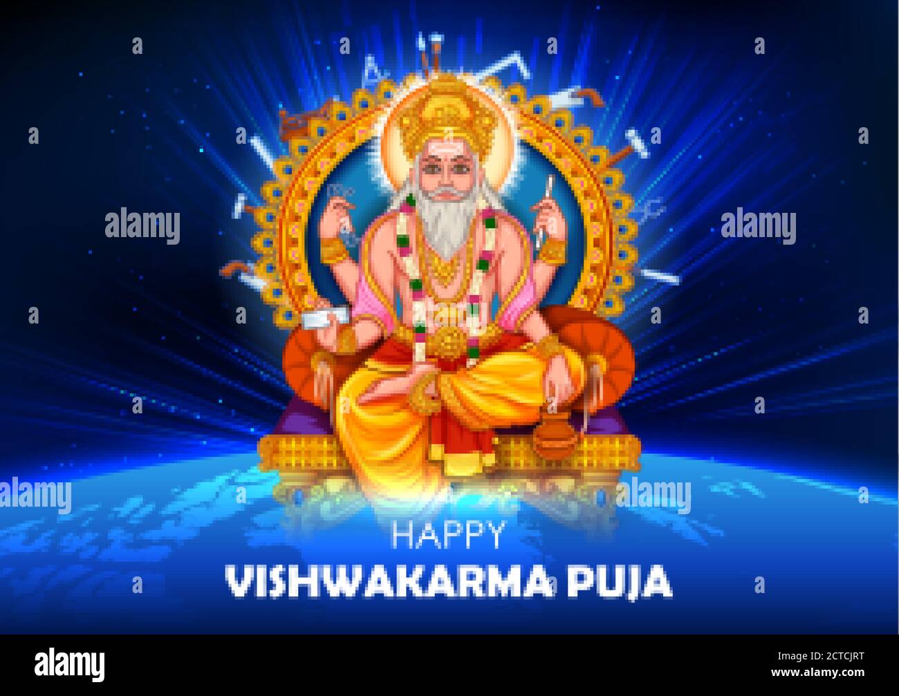 Vishwakarma temple Stock Vector Images - Alamy