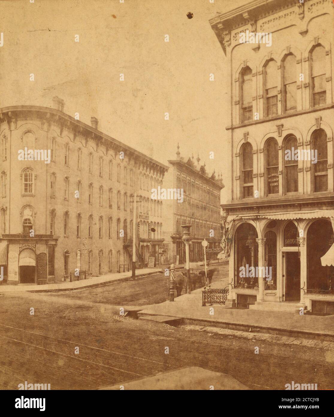 Wilson and Harry's corner and the surrounding areas., 1870, Business ...