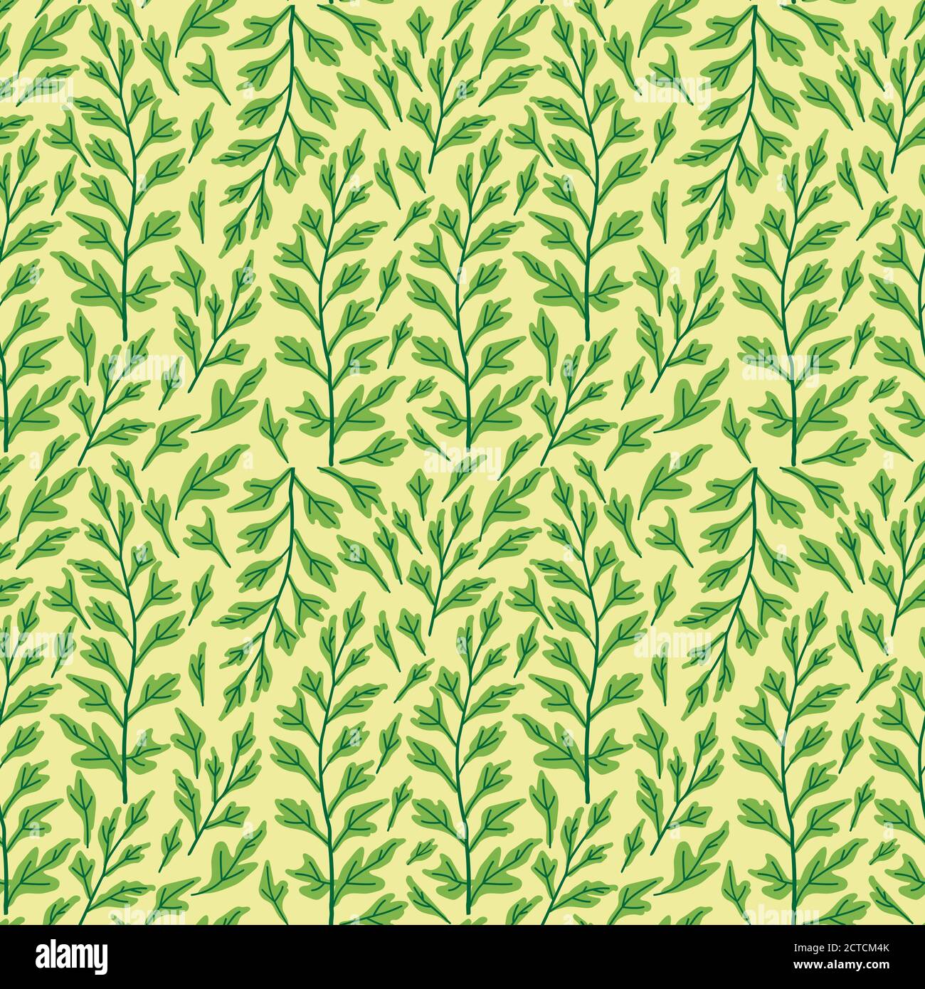 Seamless light blue leaf pattern. Vector illustration Stock Vector ...
