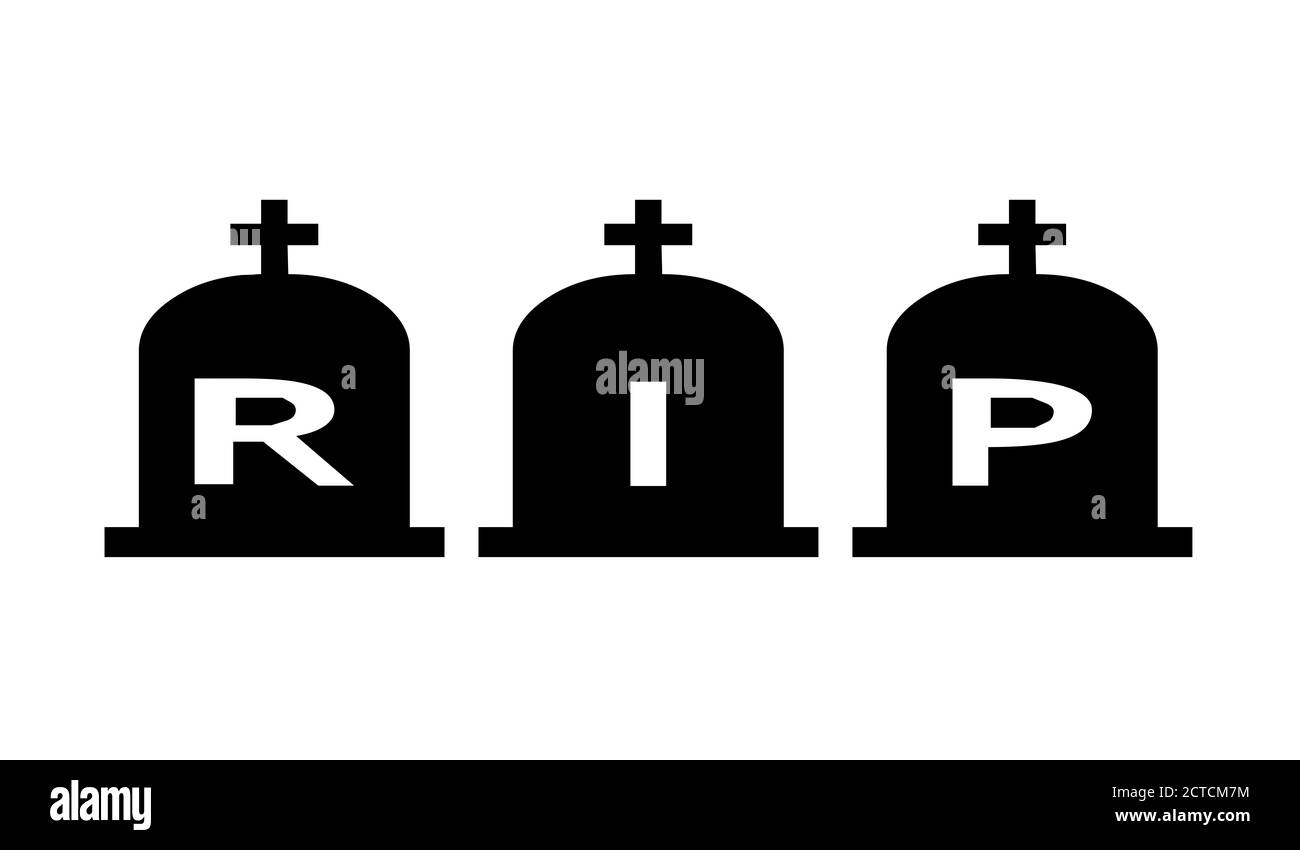 Rest in peace symbol icon Stock Photo - Alamy