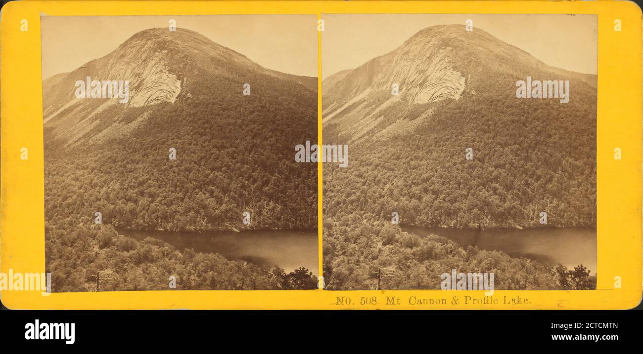 Mt. Cannon & Profile Lake., Kilburn Brothers, Canyons, New Hampshire ...
