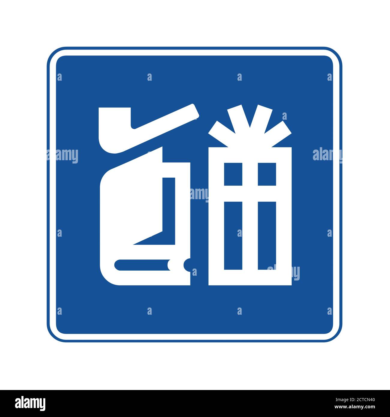 Book and souvenirs shop symbol pictogram Stock Photo - Alamy
