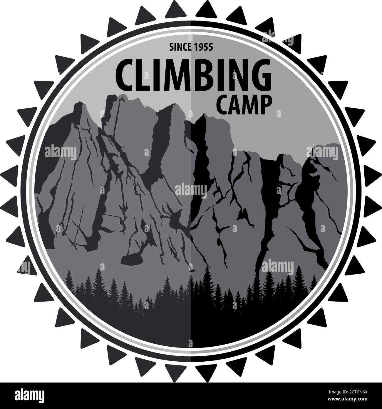 Peak emblem Cut Out Stock Images & Pictures - Alamy