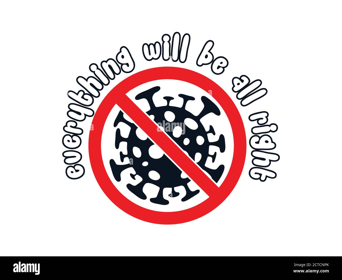 Warning against everything Stock Vector Images - Alamy