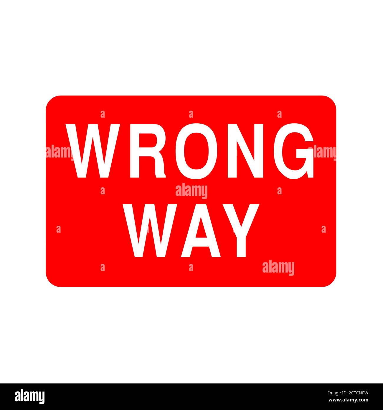 Wrong way road sign Stock Photo - Alamy Wrong way road sign Stock Photo - Alamy