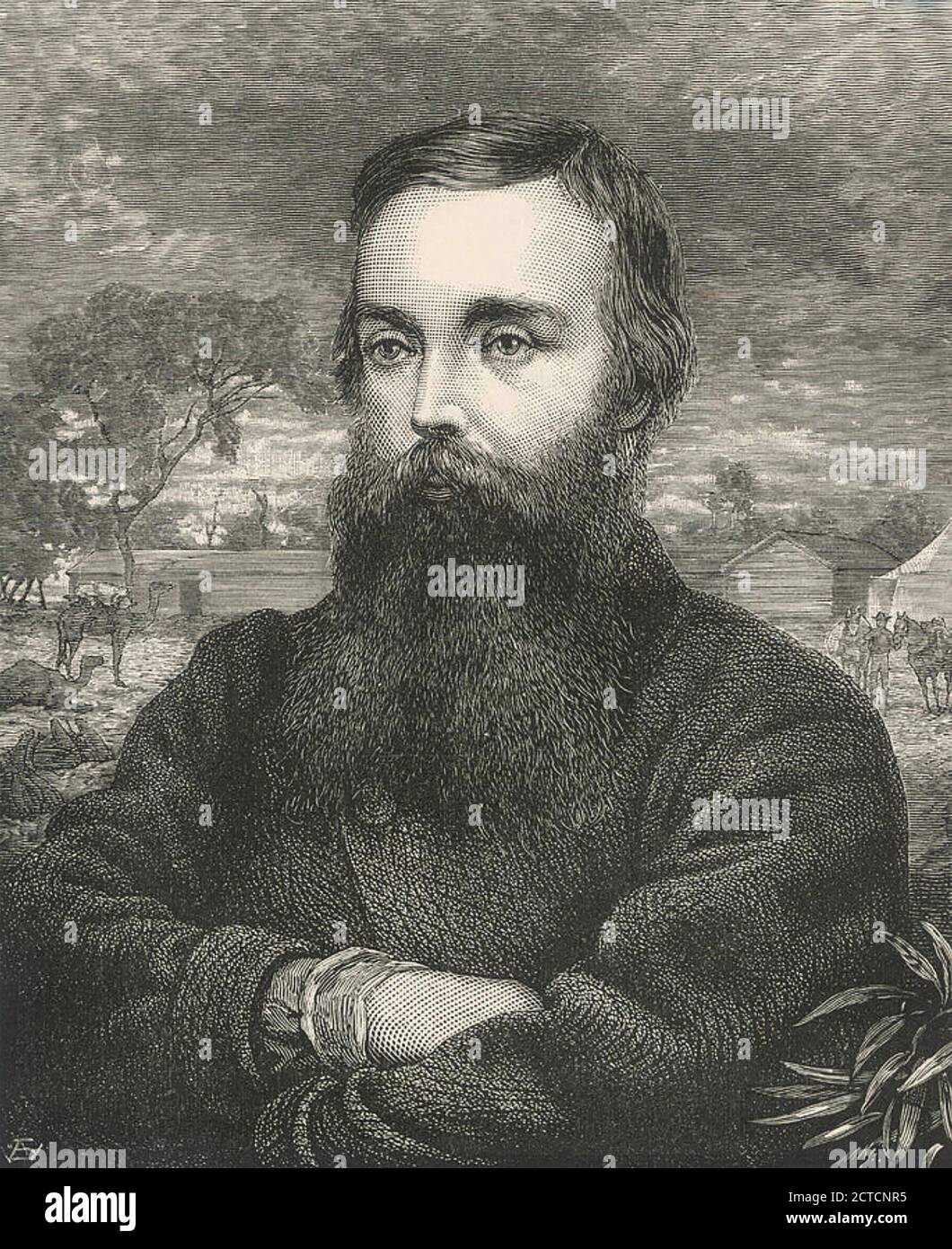 ROBERT O'HARA BURKE (182101861) Irish soldier and Australian explorer ...
