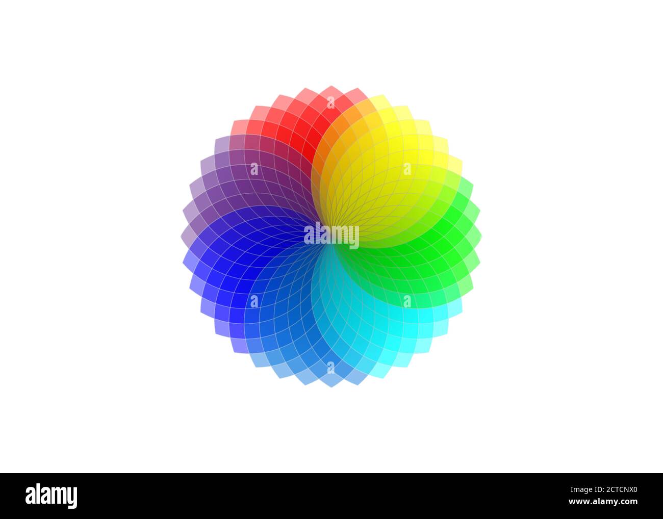 Color wheel ,monochromatic color wheel, colorful scheme theory, vector ...