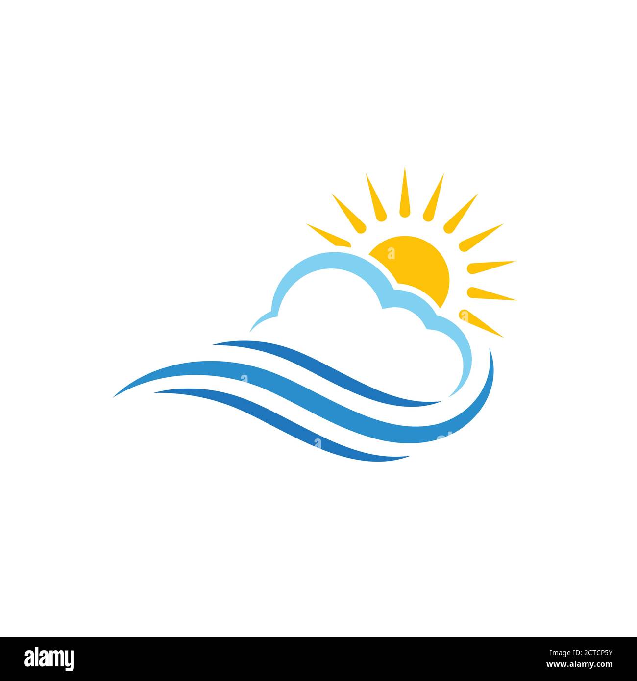 Water wave icon vector illustration design template Stock Vector Image ...