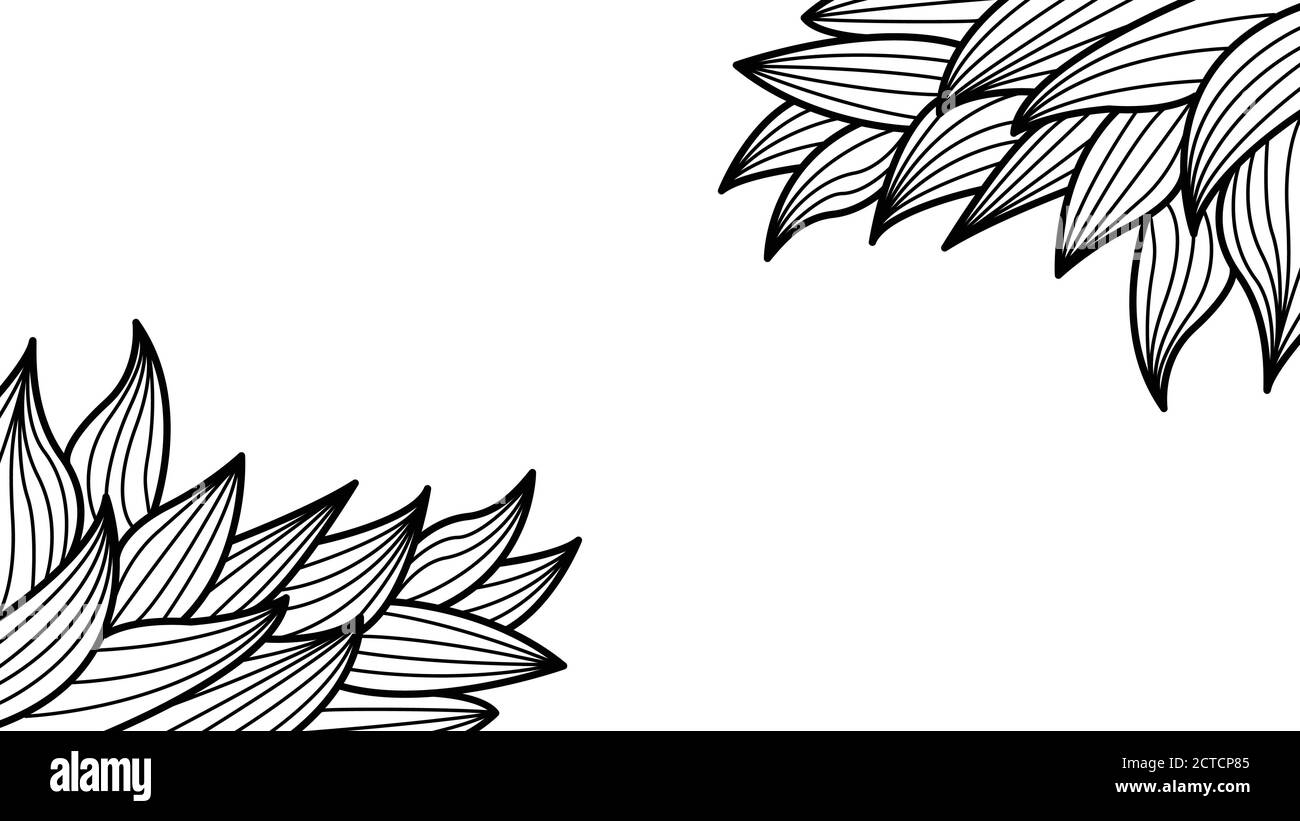 Hand drawn lines. Hair texture. Monochrome wave pattern. Doodle for ...