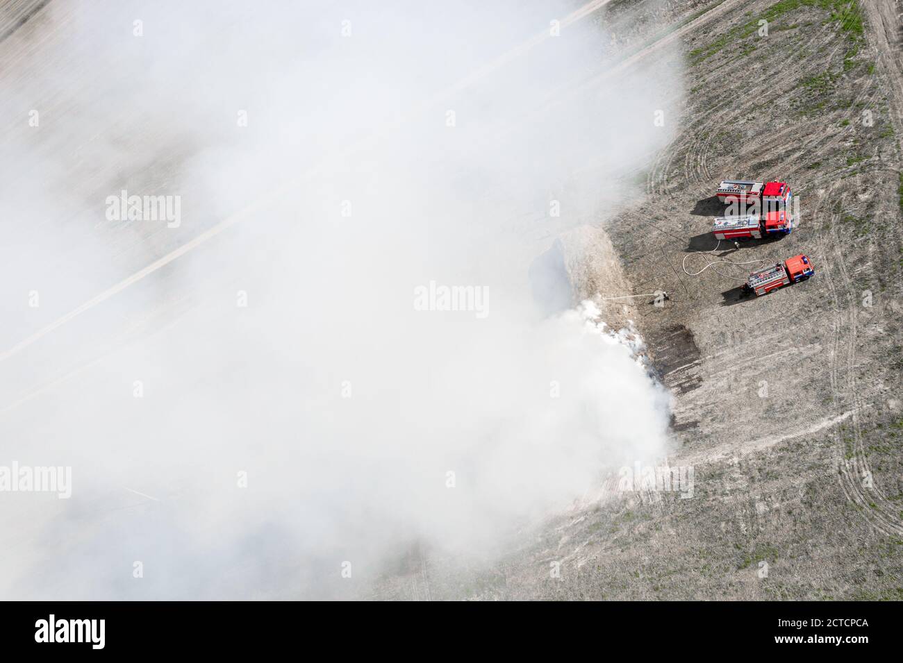 Fire engine top view hi-res stock photography and images - Alamy