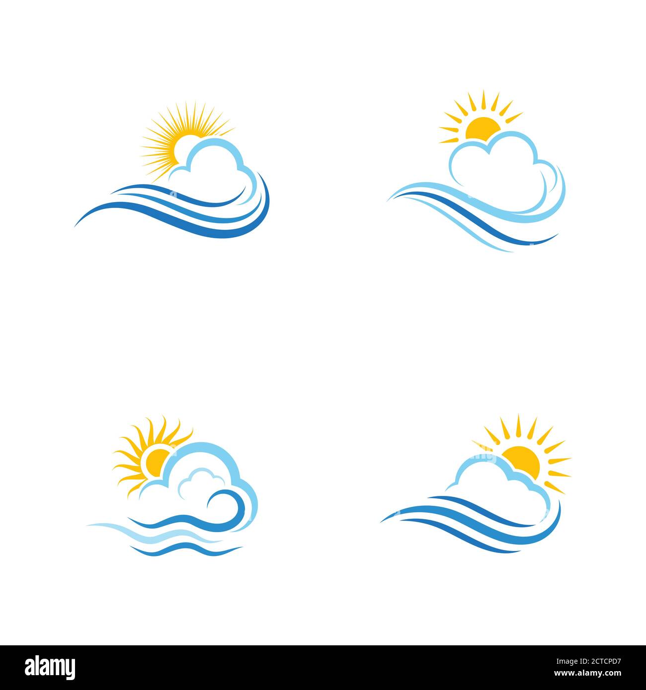 Water wave icon vector illustration design template Stock Vector Image ...