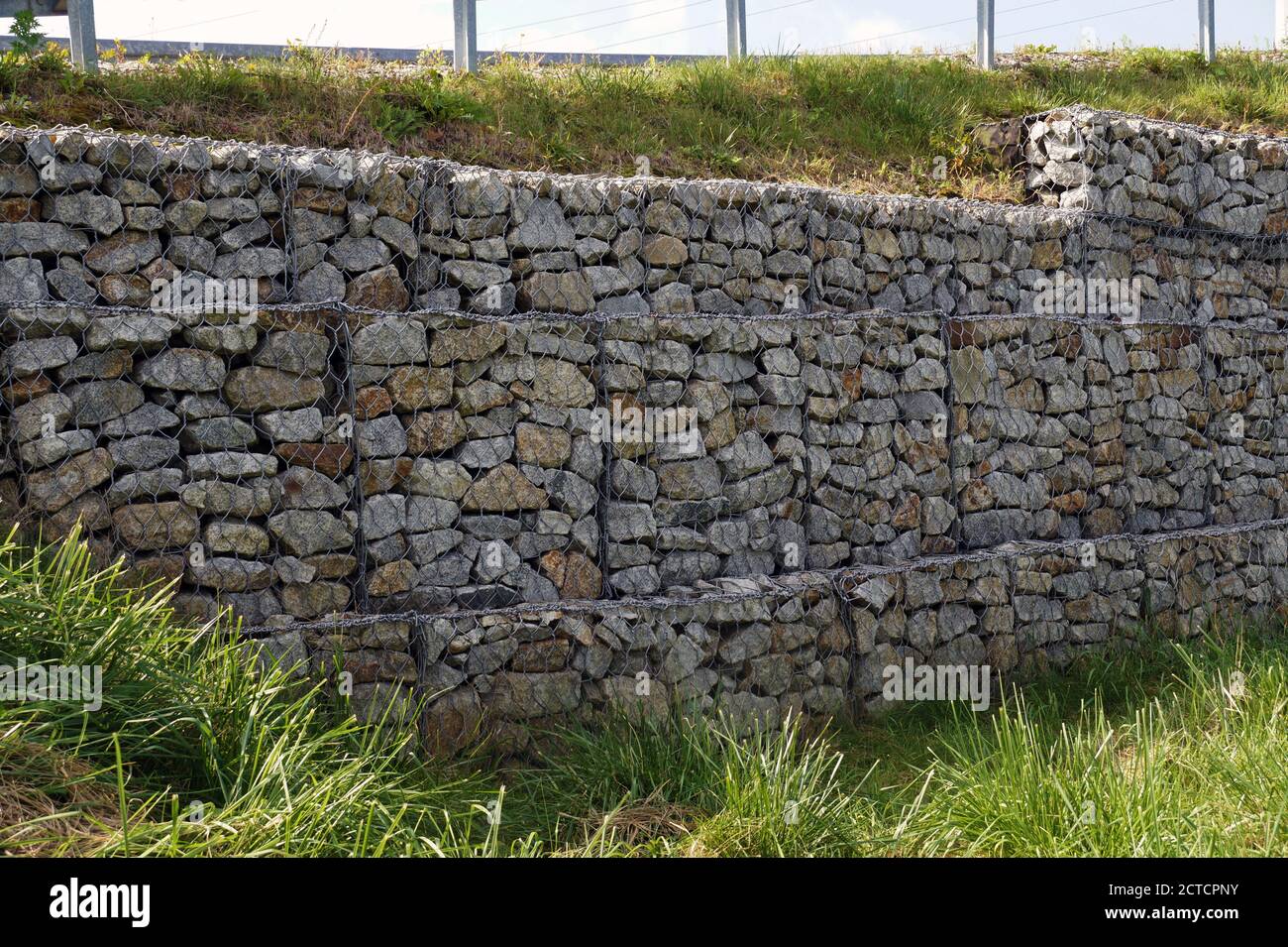Gabions wall gabion stone hi-res stock photography and images - Alamy